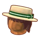 Green Boating-Hat Wig - Animal Crossing: Pocket Camp Wiki