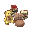 Cinna-Plaid Reading Spot - Animal Crossing: Pocket Camp Wiki