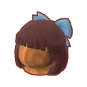 Half-Up Blue-Bow Wig - Animal Crossing: Pocket Camp Wiki