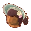 Cottage Bonnet Wig - Animal Crossing: Pocket Camp Wiki