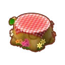 Tree-Stump Picnic Table - Animal Crossing: Pocket Camp Wiki