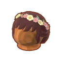 Pink Flower-Crown Wig - Animal Crossing: Pocket Camp Wiki