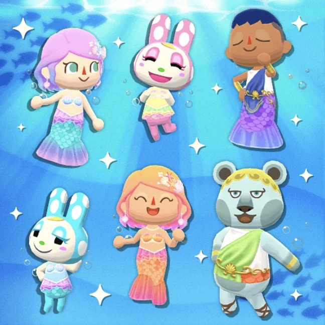 Mystical Mermaid Collection - Animal Crossing: Pocket Camp Wiki