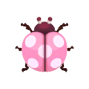 Pink Flower Ladybug - Animal Crossing: Pocket Camp Wiki
