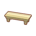 Wooden Festival Bench - Animal Crossing: Pocket Camp Wiki