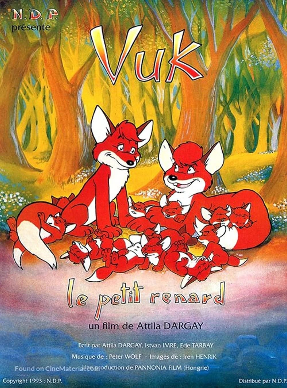 Vuk The Little Fox (1981) | Animal Fiction Wiki | Fandom