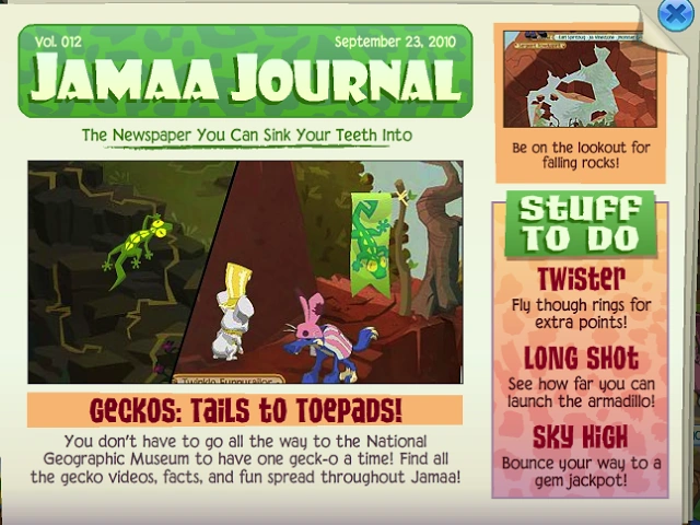 Jamaa Journal (Volume 012) | AnimalJam Archives Wikia | Fandom