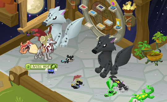 Giant Arctic Wolf Plushies | AnimalJam Archives Wikia | Fandom
