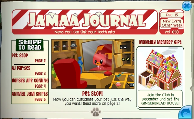 Jamaa Journal (Volume 050) | AnimalJam Archives Wikia | Fandom