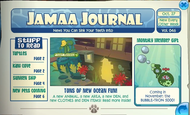 Jamaa Journal (Volume 046) | AnimalJam Archives Wikia | Fandom