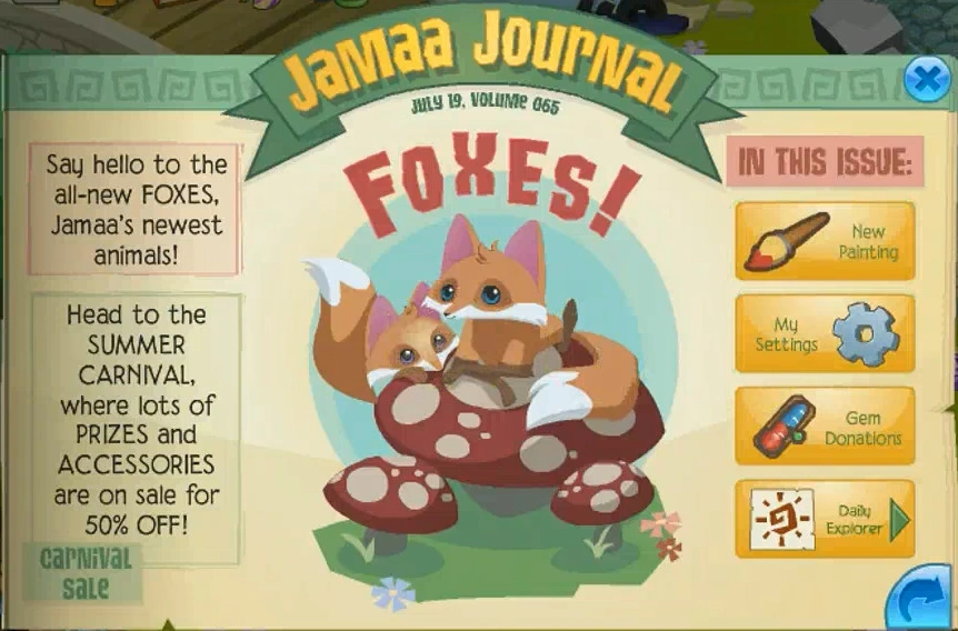 Jamaa Journal (Volume 065) | AnimalJam Archives Wikia | Fandom