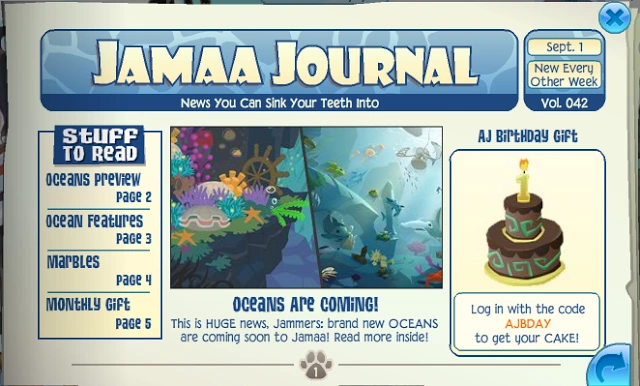 Jamaa Journal (Volume 042) | AnimalJam Archives Wikia | Fandom