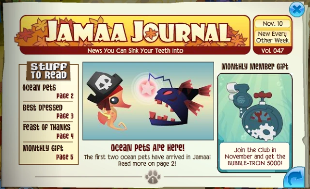 Jamaa Journal (Volume 047) | AnimalJam Archives Wikia | Fandom