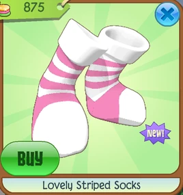 Lovely Striped Socks | Animal Jam Classic Wiki | Fandom