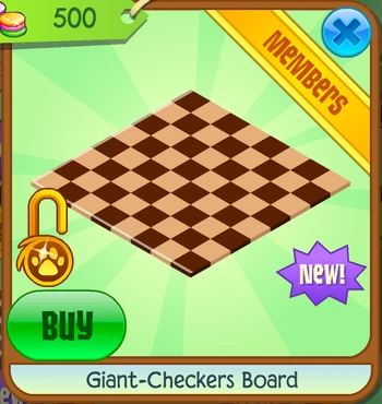 Giant-Checkers Board | Animal Jam Classic Wiki | Fandom