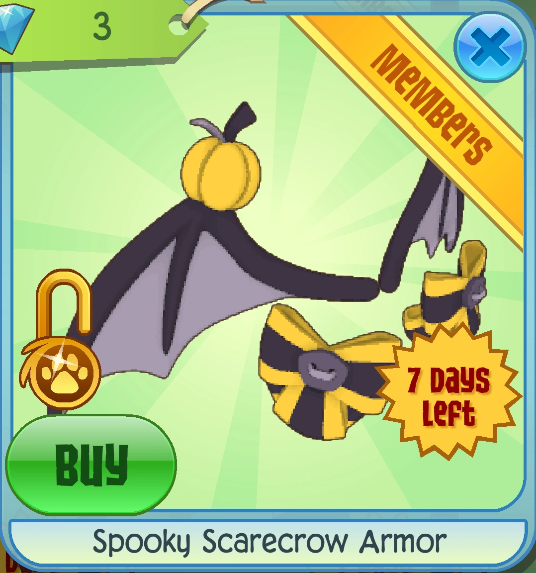 Spooky Scarecrow Armor | Animal Jam Classic Wiki | Fandom