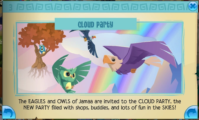 Cloud Party | Animal Jam Classic Wiki | Fandom