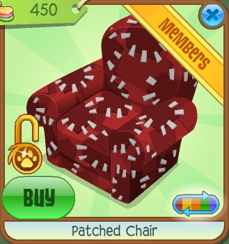 Patched Chair | Animal Jam Classic Wiki | Fandom