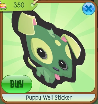 Puppy Wall Sticker | Animal Jam Classic Wiki | Fandom