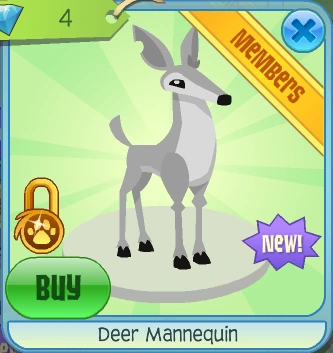 Deer Mannequin | Animal Jam Classic Wiki | Fandom