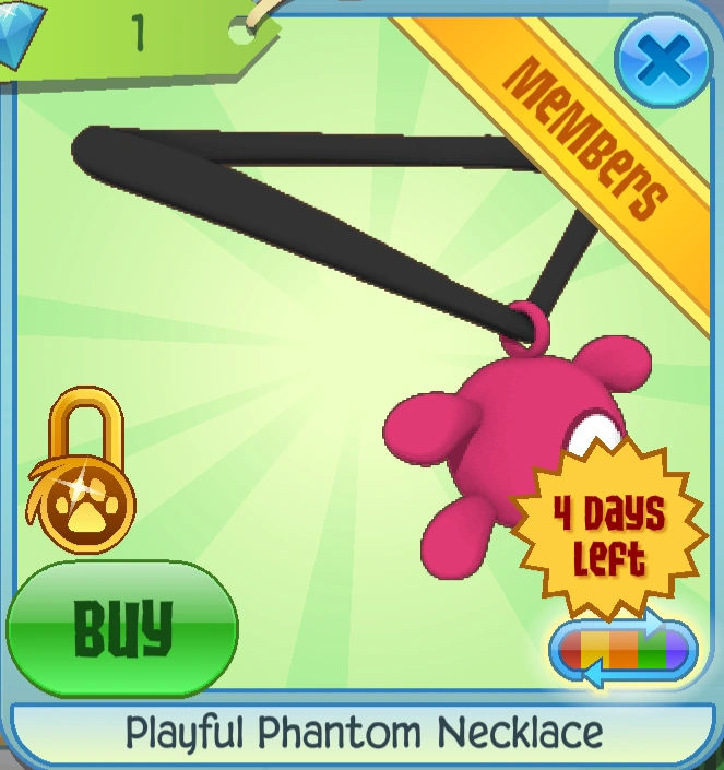 Playful Phantom Necklace | Animal Jam Classic Wiki | Fandom