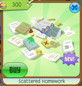 Scattered Homework | Animal Jam Classic Wiki | Fandom