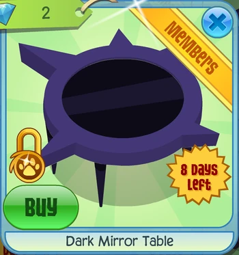 Dark Mirror Table | Animal Jam Classic Wiki | Fandom