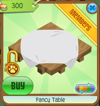 Fancy Table | Animal Jam Classic Wiki | Fandom