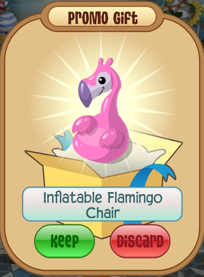 Inflatable Flamingo Chair | Animal Jam Classic Wiki | Fandom