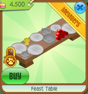 Feast Table | Animal Jam Classic Wiki | Fandom