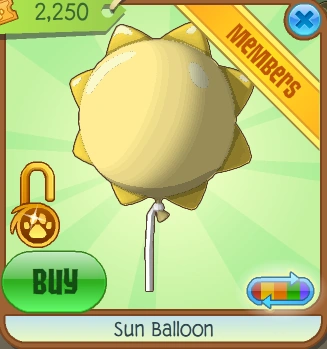 Sun Balloon | Animal Jam Classic Wiki | Fandom