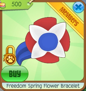 Freedom Spring Flower Bracelet | Animal Jam Classic Wiki | Fandom