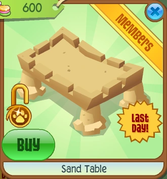 Sand Table | Animal Jam Classic Wiki | Fandom