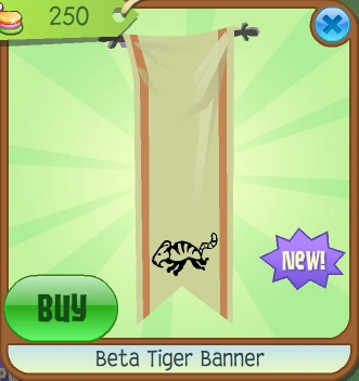 Beta Tiger Banner | Animal Jam Classic Wiki | Fandom