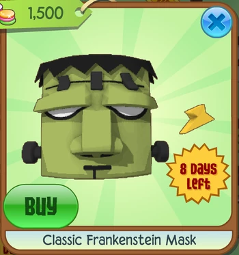Classic Frankenstein Mask | Animal Jam Classic Wiki | Fandom