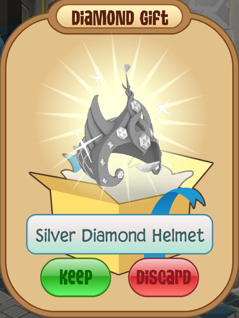 Silver Diamond Helmet | Animal Jam Classic Wiki | Fandom