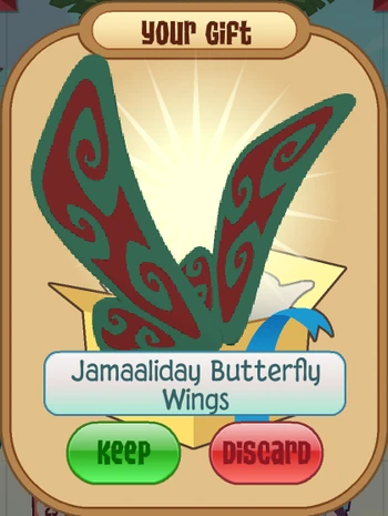 Jamaaliday Butterfly Wings | Animal Jam Classic Wiki | Fandom