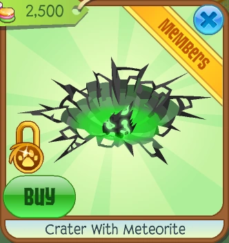 Crater With Meteorite | Animal Jam Classic Wiki | Fandom