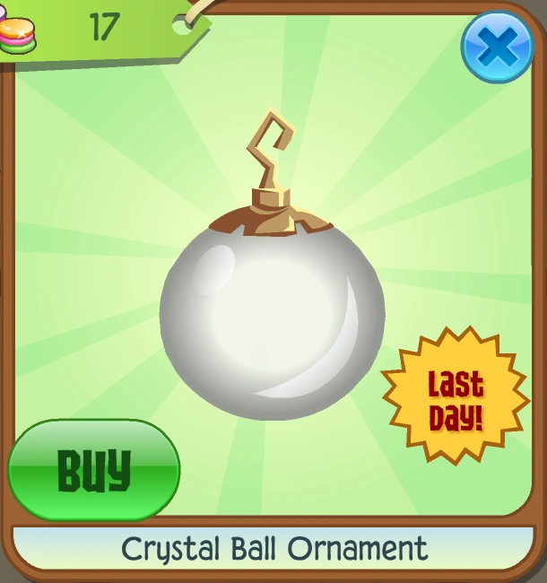 Crystal Ball Ornament (Non-Member) | Animal Jam Classic Wiki | Fandom