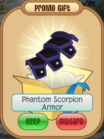 Phantom Scorpion Armor | Animal Jam Classic Wiki | Fandom
