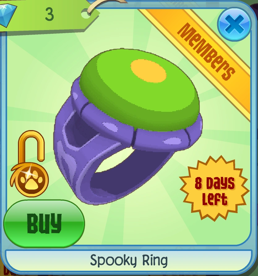 Spooky Ring | Animal Jam Classic Wiki | Fandom