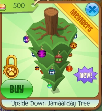 Upside Down Jamaaliday Tree | Animal Jam Classic Wiki | Fandom