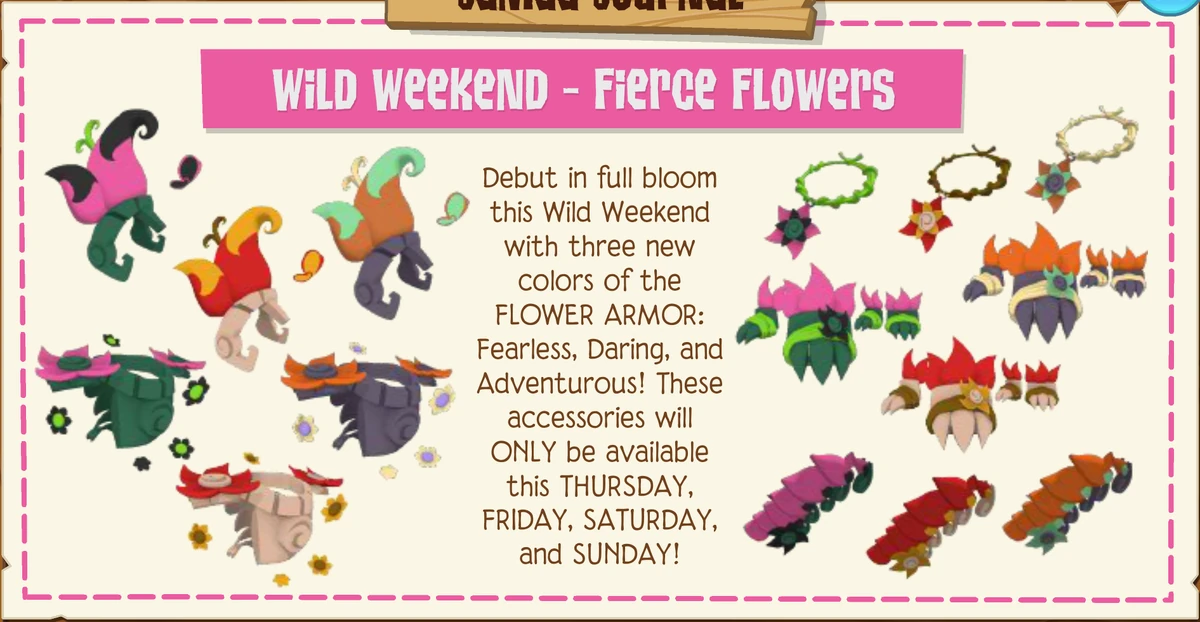 Fierce Flowers | Animal Jam Classic Wiki | Fandom