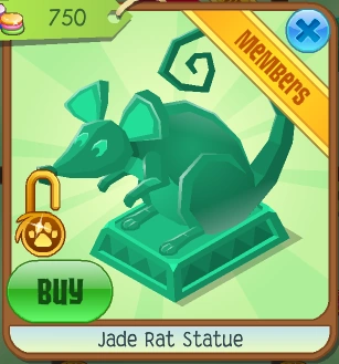 Jade Rat Statue | Animal Jam Classic Wiki | Fandom