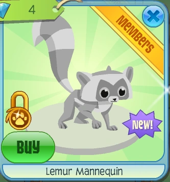 Lemur Mannequin | Animal Jam Classic Wiki | Fandom