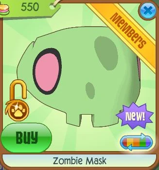 Zombie Mask | Animal Jam Classic Wiki | Fandom