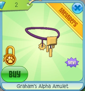 Graham's Alpha Amulet | Animal Jam Classic Wiki | Fandom