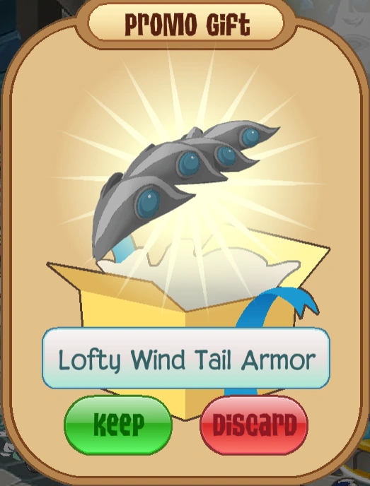 Lofty Wind Tail Armor | Animal Jam Classic Wiki | Fandom