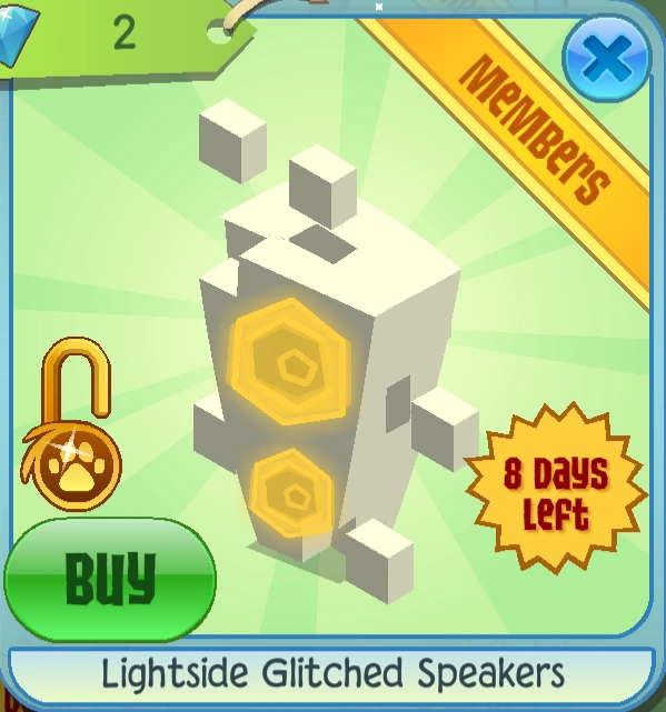 Lightside Glitched Speakers | Animal Jam Classic Wiki | Fandom