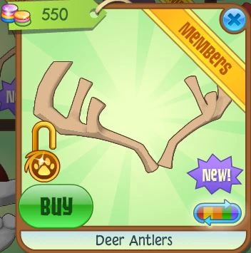 Deer Antlers | Animal Jam Classic Wiki | Fandom